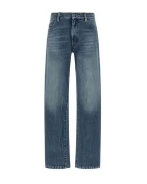 MAISON MARGIELA MM6 Maison Margiela Wide-Leg High-Rise Jeans Blue