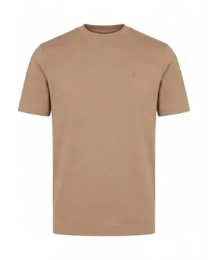 BOSS BLACK Crew Neck Logo T-shirt - Medium Beige