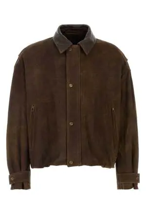 SALVATORE SANTORO Suede Jacket - Brown