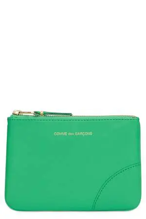 Comme Des Garçons Elegant Calfskin Zip-around Wallet - Green