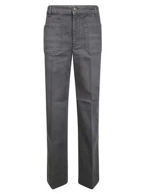 Victoria Beckham Alina Jean With 32 Inseam Length For - Grigio