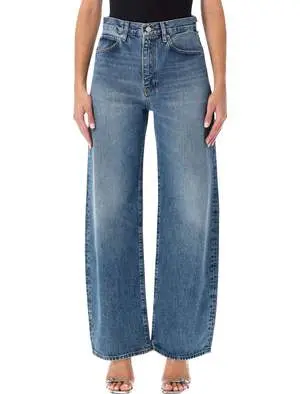 FRAME High-waisted Wide-leg Jeans - Soundwave