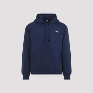 The North Face Relaxed Cotton Hoodie With Simple Dome Logo - Blue