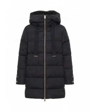 Herno HERNO Hooded Quilted Down Puffer Coat Nero
