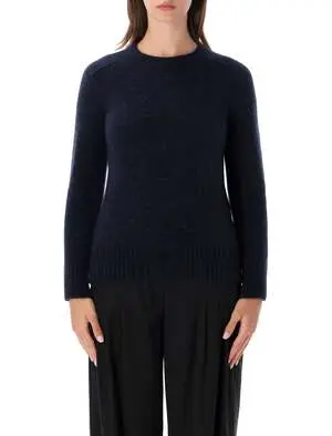 Soeur Crewneck Alpaca Blend Sweater - Blu