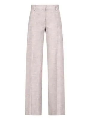 Ermanno Scervino High-waisted Wide-leg Trousers - Beige