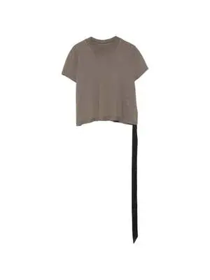 Rick Owens Crew Neck Short-sleeve Cotton T-shirt - Grigio