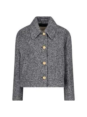 Valentino Garavani Herringbone Wool Jacket
