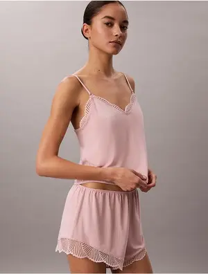 Calvin Klein Ultra Soft Modal Rib Lace Shortie