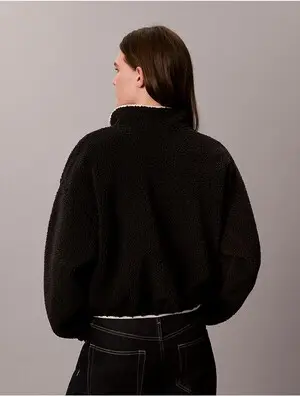 Calvin Klein Sherpa 1/4 Zip Sweatshirt