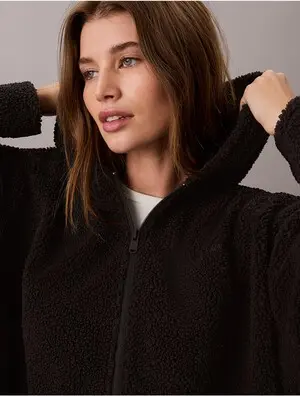Calvin Klein Sherpa Zip Hoodie