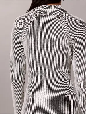 Calvin Klein Monogram Graphic Rib Mini Dress