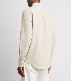 SAMSØE SAMSØE Linen-organic Cotton Stripe Saliam Shirt