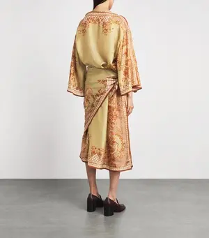 Zimmermann Silk Aster Tunic Midi Dress