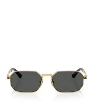 Versace Metal Ve2297 Rectangle Sunglasses