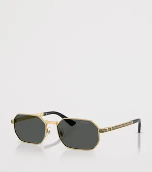 Versace Metal Ve2297 Rectangle Sunglasses