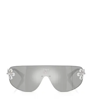 Dolce & Gabbana Metal Dg2333b Rectangle Sunglasses