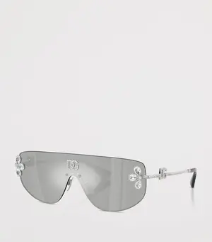 Dolce & Gabbana Metal Dg2333b Rectangle Sunglasses