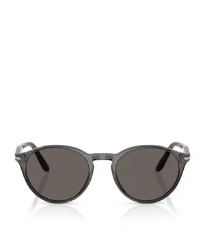 Persol Po3092sm Round Sunglasses - Grey