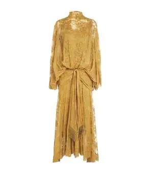 Zimmermann Lace Ascent Maxi Dress - Yellow