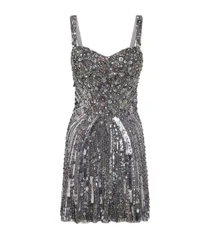 Jenny Packham Embellished Jupiter Mini Dress