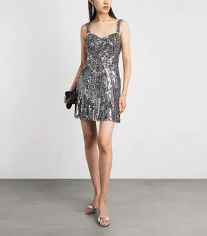 Jenny Packham Embellished Jupiter Mini Dress