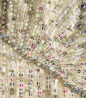 Jenny Packham Embellished Atlas Gown