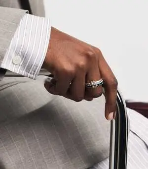 SPINELLI KILCOLLIN Sterling And Sapphire Enzo Ring