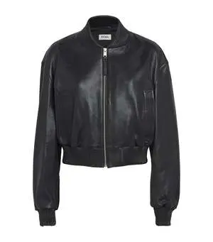 ARMA Hannah Leather Bomber Jacket