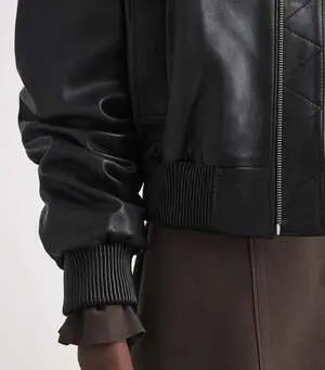 ARMA Hannah Leather Bomber Jacket