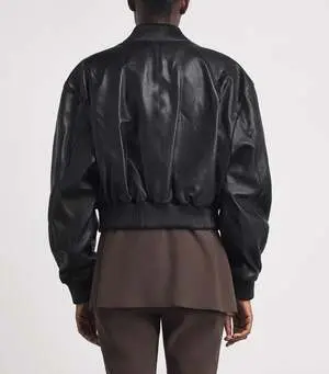 ARMA Hannah Leather Bomber Jacket