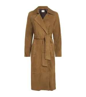 ARMA Lamb Suede Yava Trench Coat