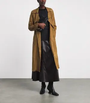 ARMA Lamb Suede Yava Trench Coat