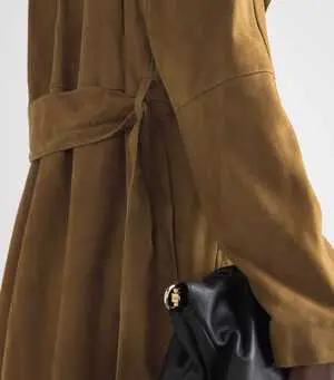 ARMA Lamb Suede Yava Trench Coat