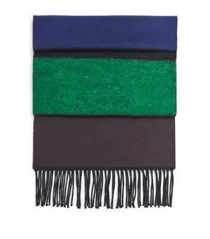 Paul Smith Bouclé Stripe Scarf - Brown