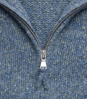 ALLUDE Cashmere Quarter-zip Sweater