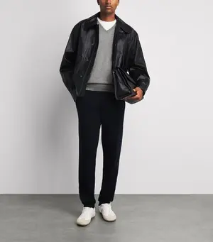 ALLUDE Cashmere V-neck Sweater