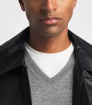 ALLUDE Cashmere V-neck Sweater
