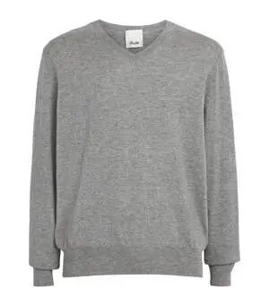ALLUDE Cashmere V-neck Sweater