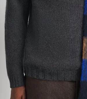 ALLUDE Cashmere Collared Sweater