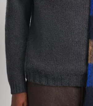 ALLUDE Cashmere Collared Sweater