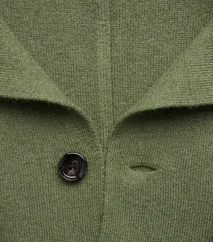 ALLUDE Virgin Wool-cashmere Overshirt - Green