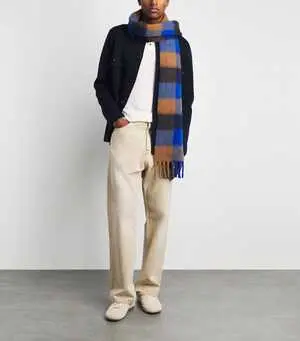 ALLUDE Virgin Wool-cashmere Overshirt - Navy
