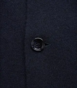 ALLUDE Virgin Wool-cashmere Overshirt - Navy