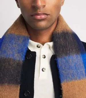 ALLUDE Virgin Wool Open-collar Polo Sweater