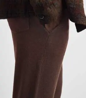 ALLUDE Virgin Wool-cashmere Sweatpants