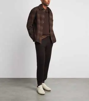 ALLUDE Wool-cashmere High-neck Buttoned Sweater