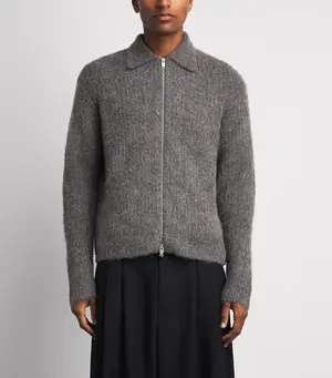 SAMSØE SAMSØE Alpaca-blend Sajob Zip-up Cardigan