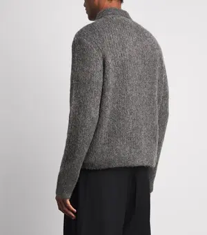 SAMSØE SAMSØE Alpaca-blend Sajob Zip-up Cardigan