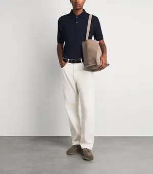 SAMSØE SAMSØE Organic Cotton Rib-kit Sajase Polo Shirt